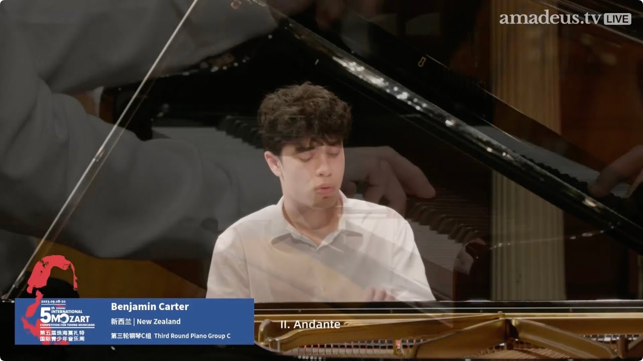Benjamin Carter(3rd Prize) - Mozart: Piano Concerto No. 21 in C major ...
