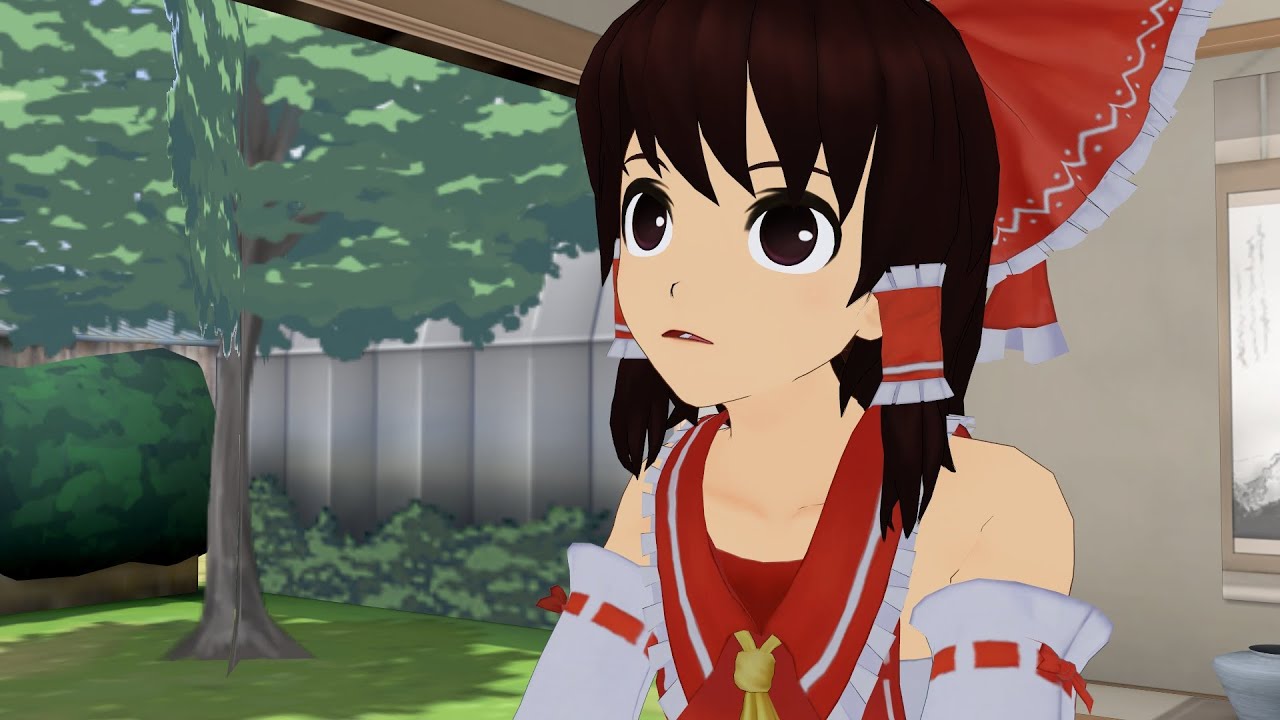 Touhou MMD - Reimu Singing Baka Mitai/馬鹿みたい - YouTube