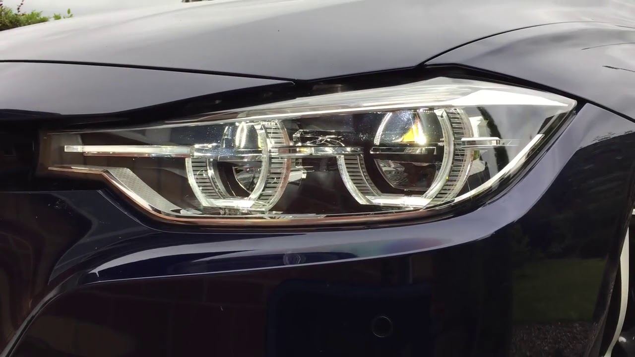 BMW F30 31 LCI Adaptive LED Headlights 2016 - Đèn full led F30 - YouTube