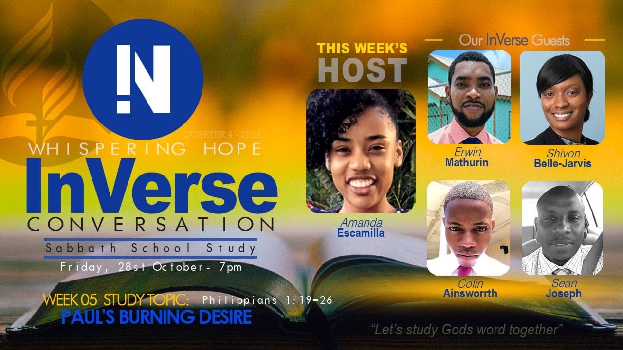 Paul’s Burning Desire | InVerse Sabbath School Lesson 4 Q4 2022 - YouTube