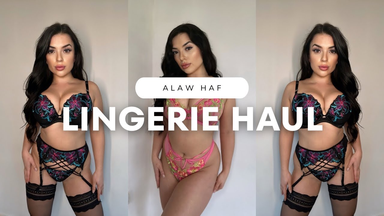 ALAW HAF | LINGERIE HAUL - YouTube