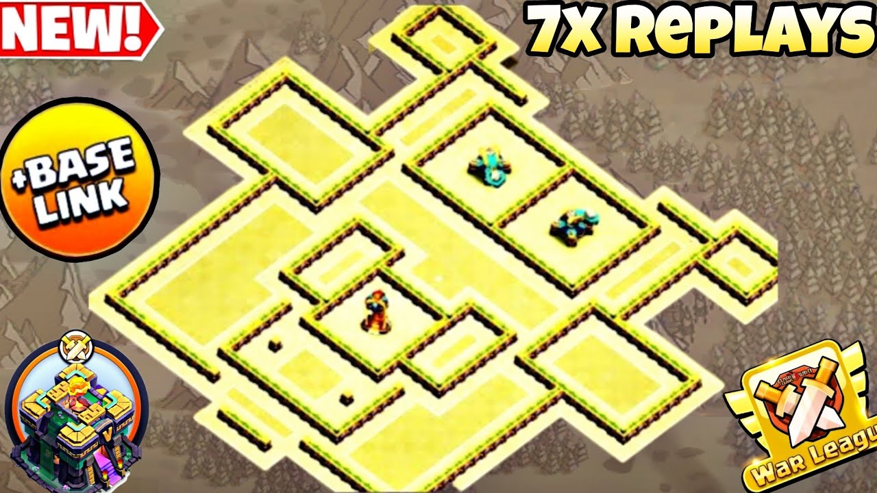 5x Replay Base Th14 | Only 1 Star Th14 War Base 2024 + Link | Anti 1 ...