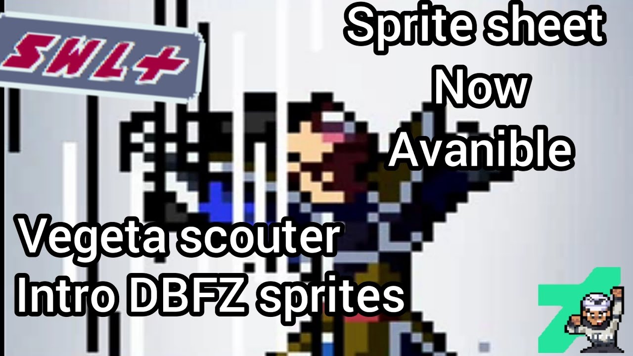 Vegeta scouter intro sprite DBFZ sheet now avanible - YouTube