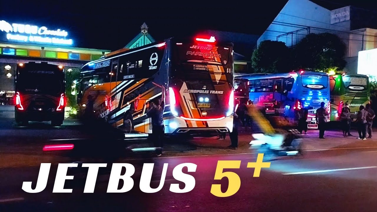 BUS TELOLET BASURI JETBUS 5 BERKUMPUL - YouTube