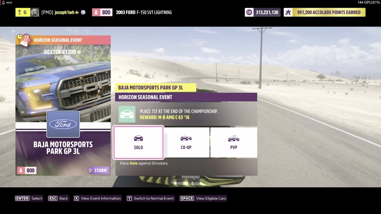 Forza Horizon 5 Series 29 Autumn - Event Lab Baja Motorsports Park GP ...