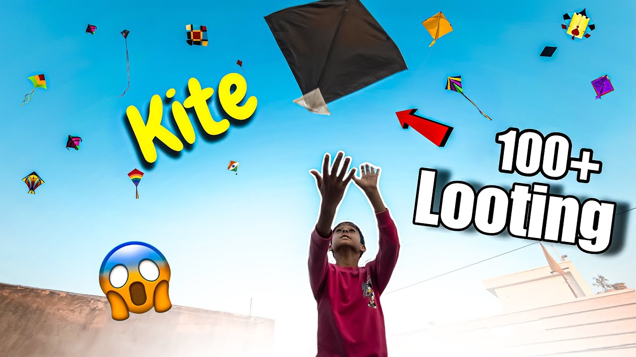 Kids Kite Looting 2025🔥 | बहुत मुश्किल से लुटीं इतनी सारी Kites😱 । 100 ...