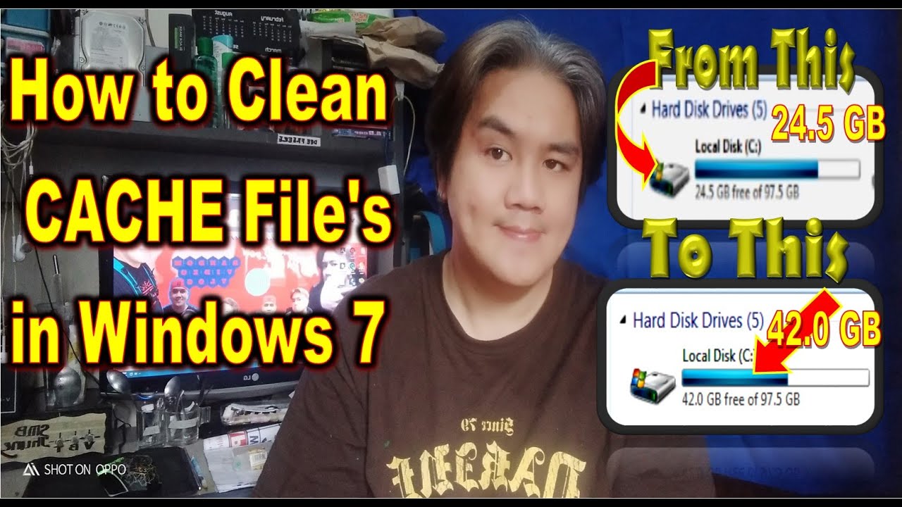 How to Clear All Cache in Windows 7│How to Clean C Drive In Windows 7 ...