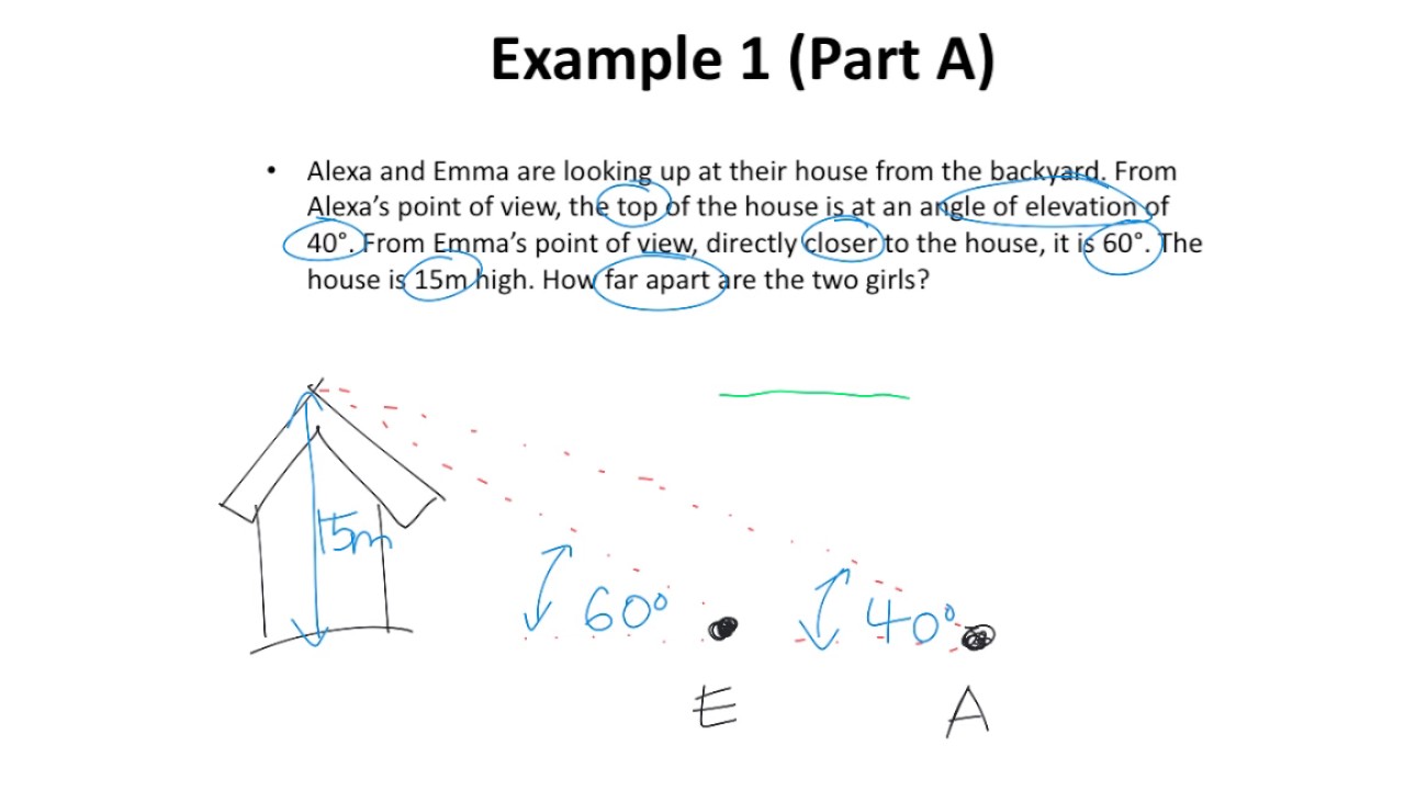 Solve Problems Involving Right Triangles - YouTube