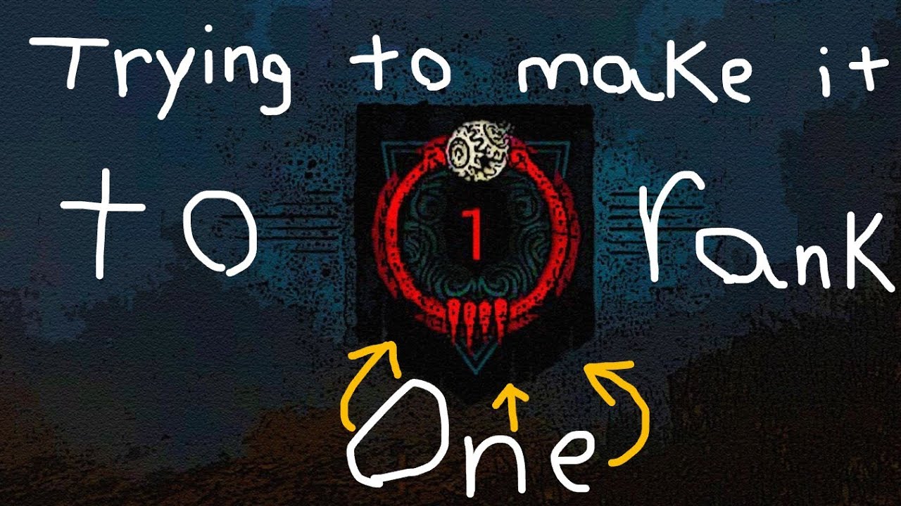 Trying to make it to rank 1 in DBD - YouTube