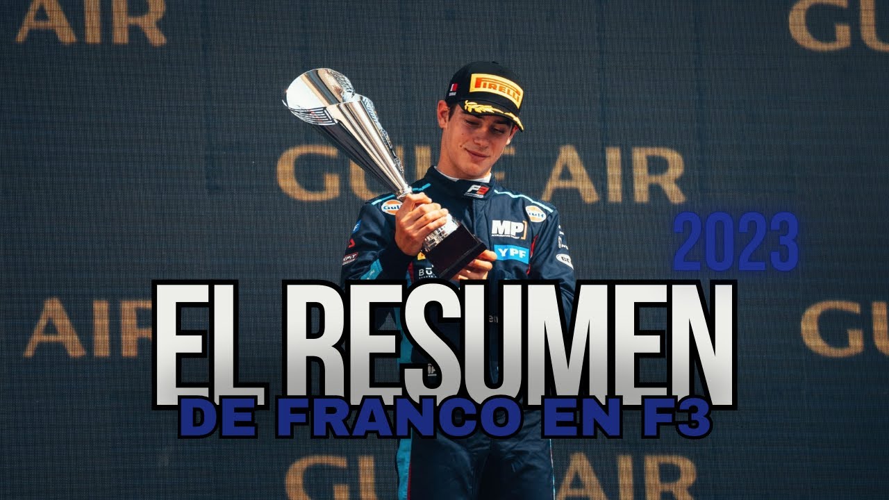 ¡FRANCO COLAPINTO Y SU IMPACTANTE TEMPORADA EN F3 2023! - YouTube