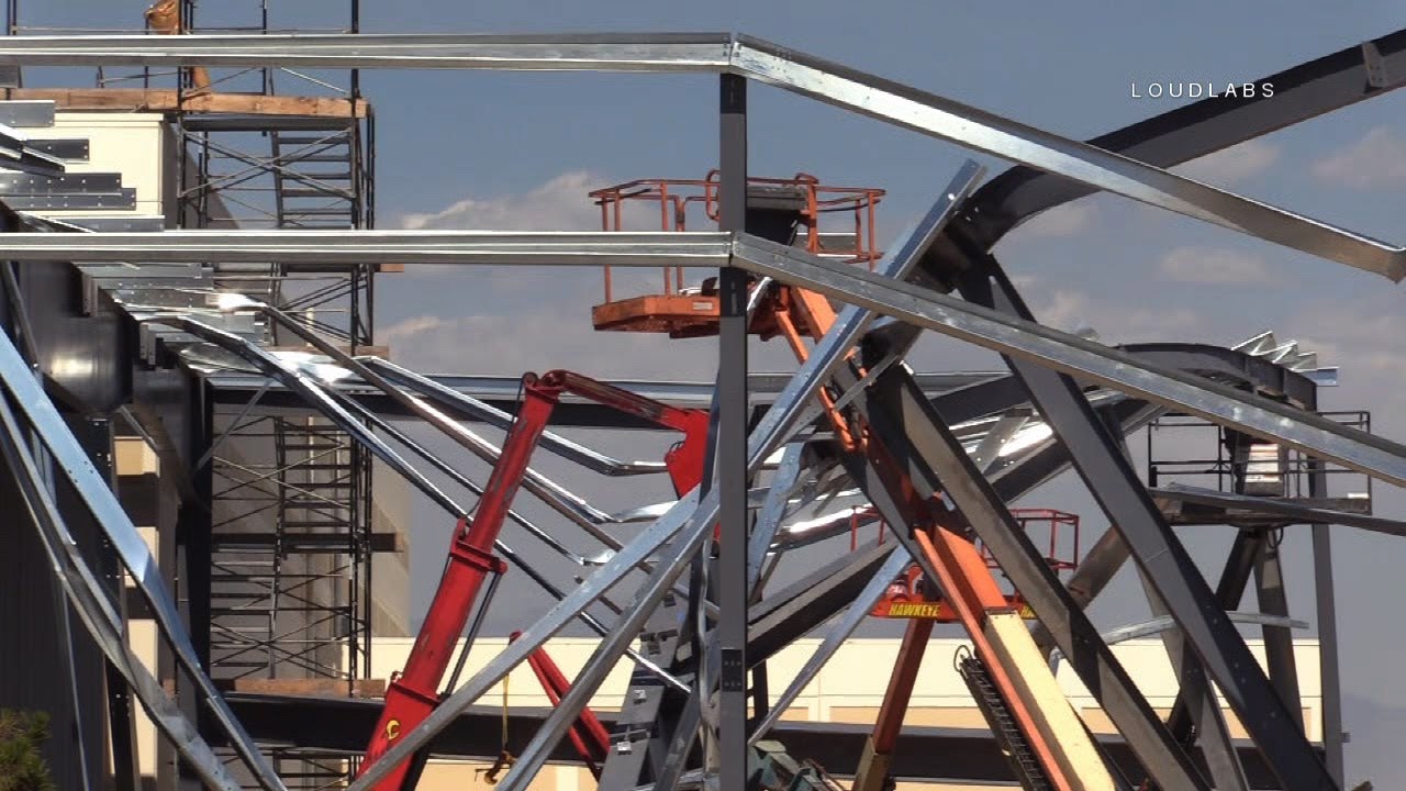 Structural Collapse At Construction Site / Riverside RAW FOOTAGE - YouTube