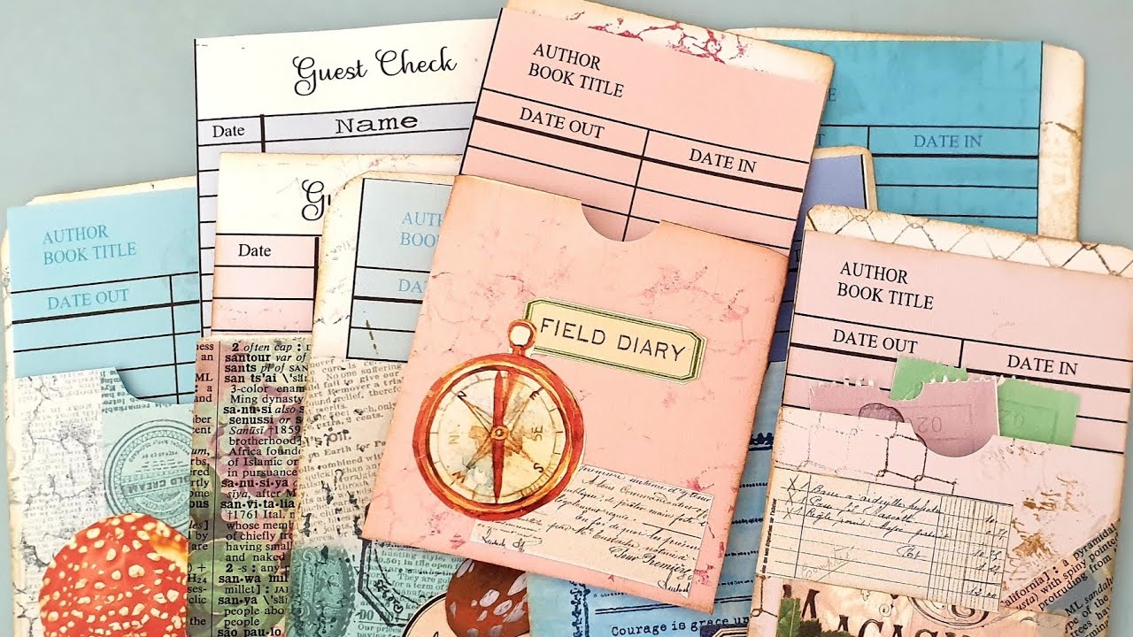 library cards, guest checks and tickets - YouTube