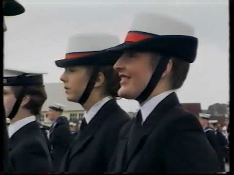 HMS Raleigh passing out parade 14th April 1989 (2of3) - YouTube