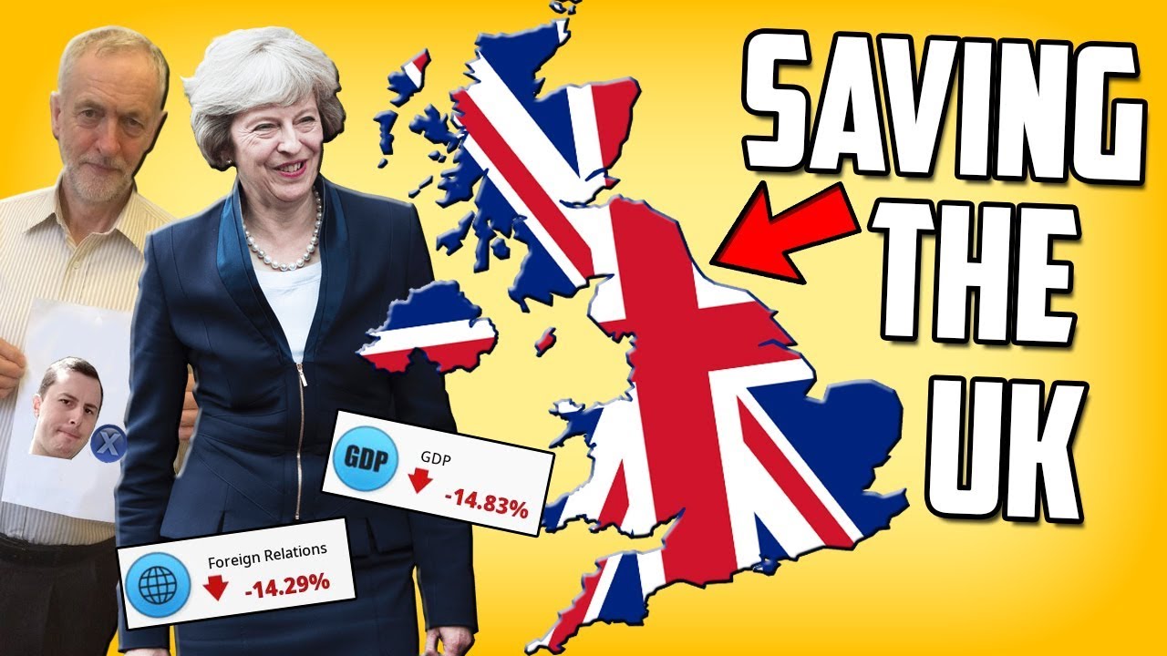 I Try To Save The United Kingdom on Democracy 3 - YouTube