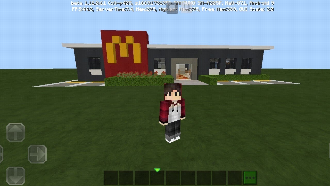 How to make McDonald in minecraft :) ;) - YouTube