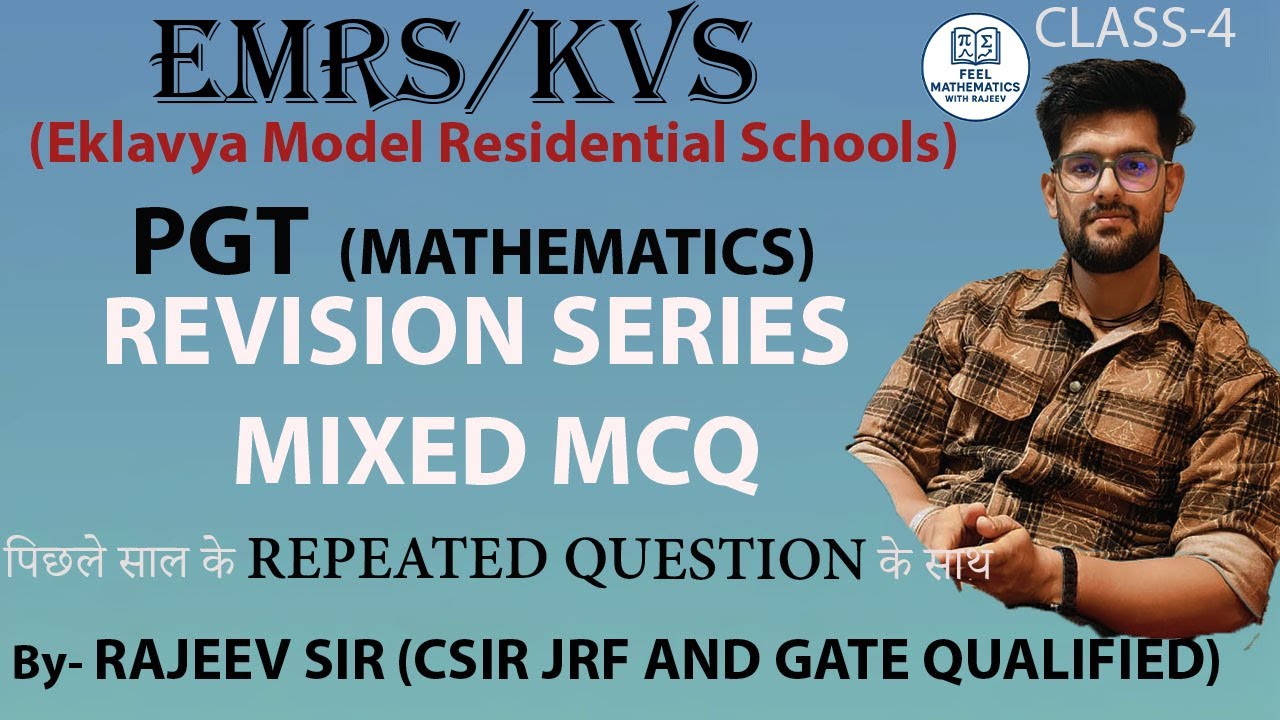 EMRS 2025 Mathematics | REVISION SERIES (PYQ) | CLASS - 4 | Feel ...