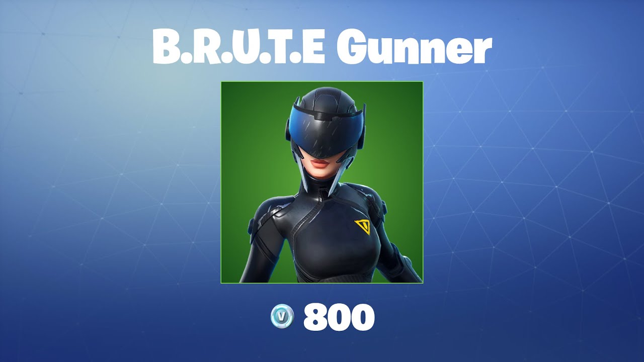 B.R.U.T.E Gunner | Fortnite Outfit/Skin - YouTube