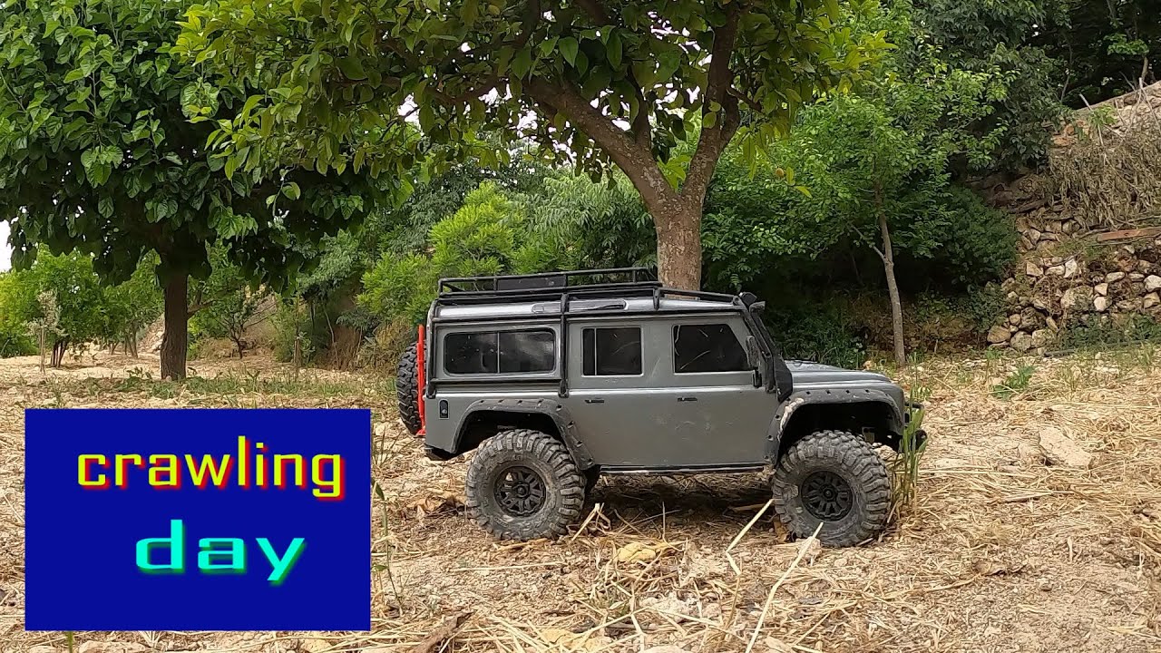 Traxxas Trx4 Defender Crawling day ! - YouTube