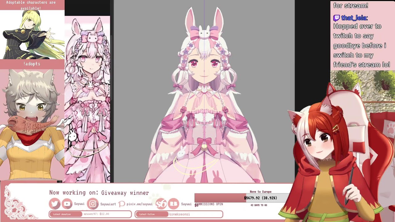 VTUBER Chill art stream [MULTISTREAMING] - YouTube
