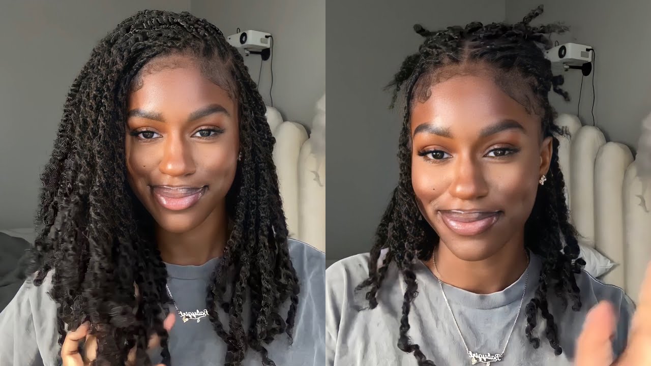(Step-by-Step) How to :KINKY TWIST DETAILED TUTORIAL Chunky Twist - YouTube