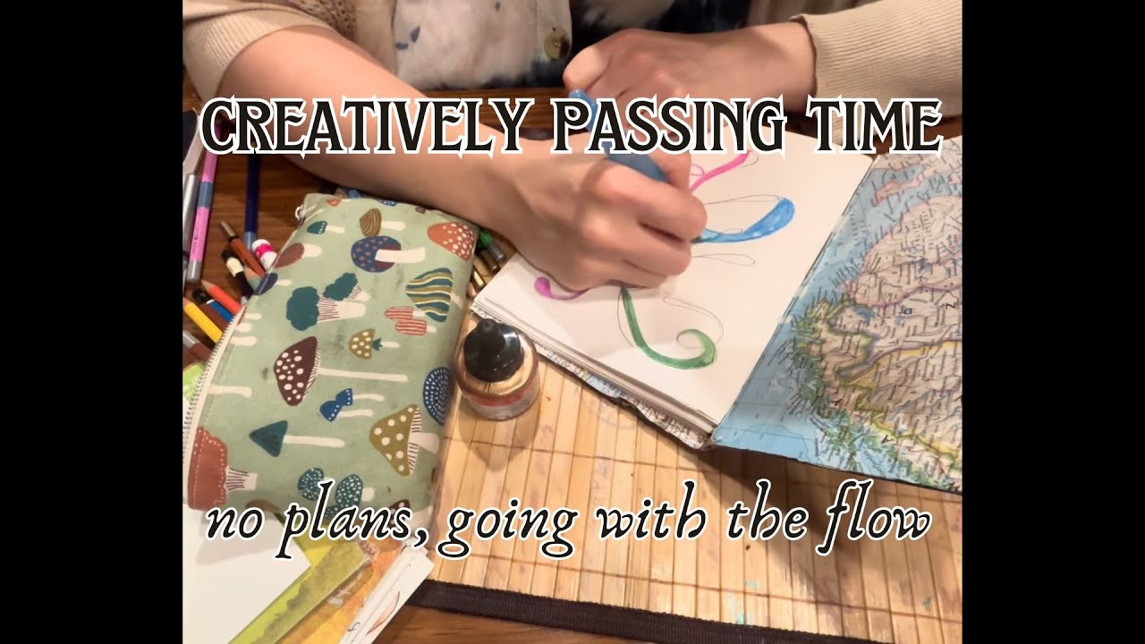 Creatively passing time, no plans, going with the flow #creativity # ...