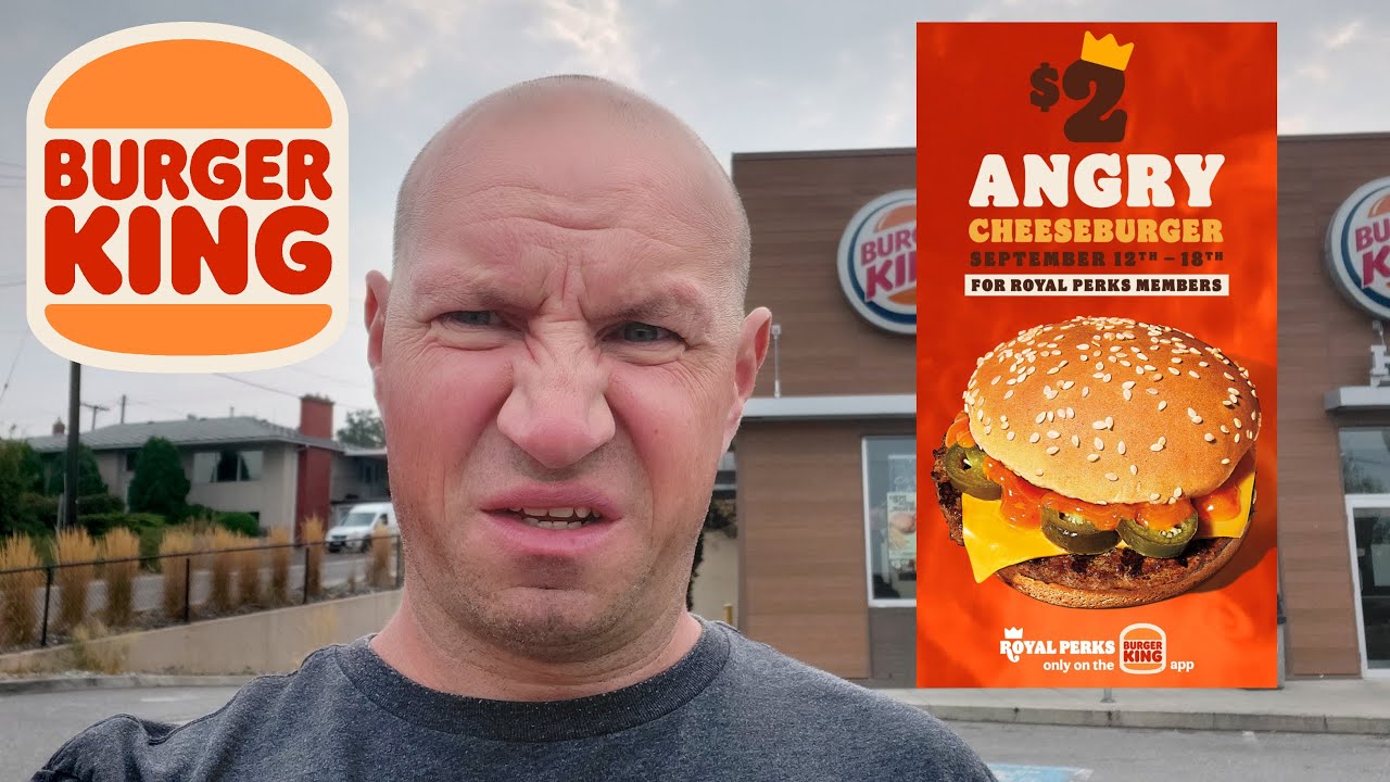 Burger King's New Angry Cheeseburger! - YouTube