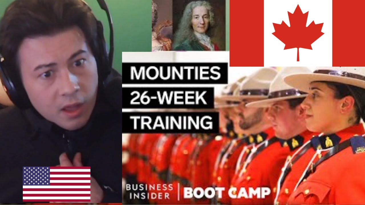 American Reacts What Canadian Mounties Go Through At Boot Camp - YouTube