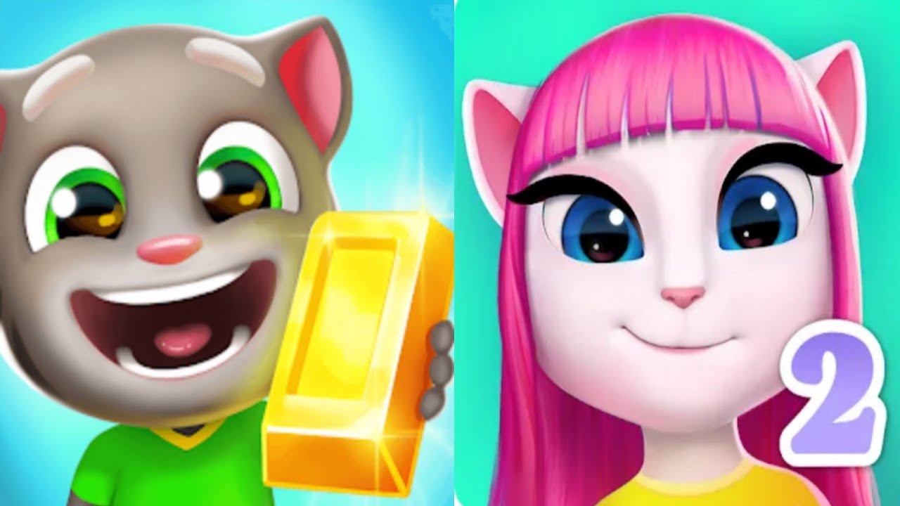 My Talking Angel 2 😇 vs My Talking Tom Hero Dash Android - Full Screen ...