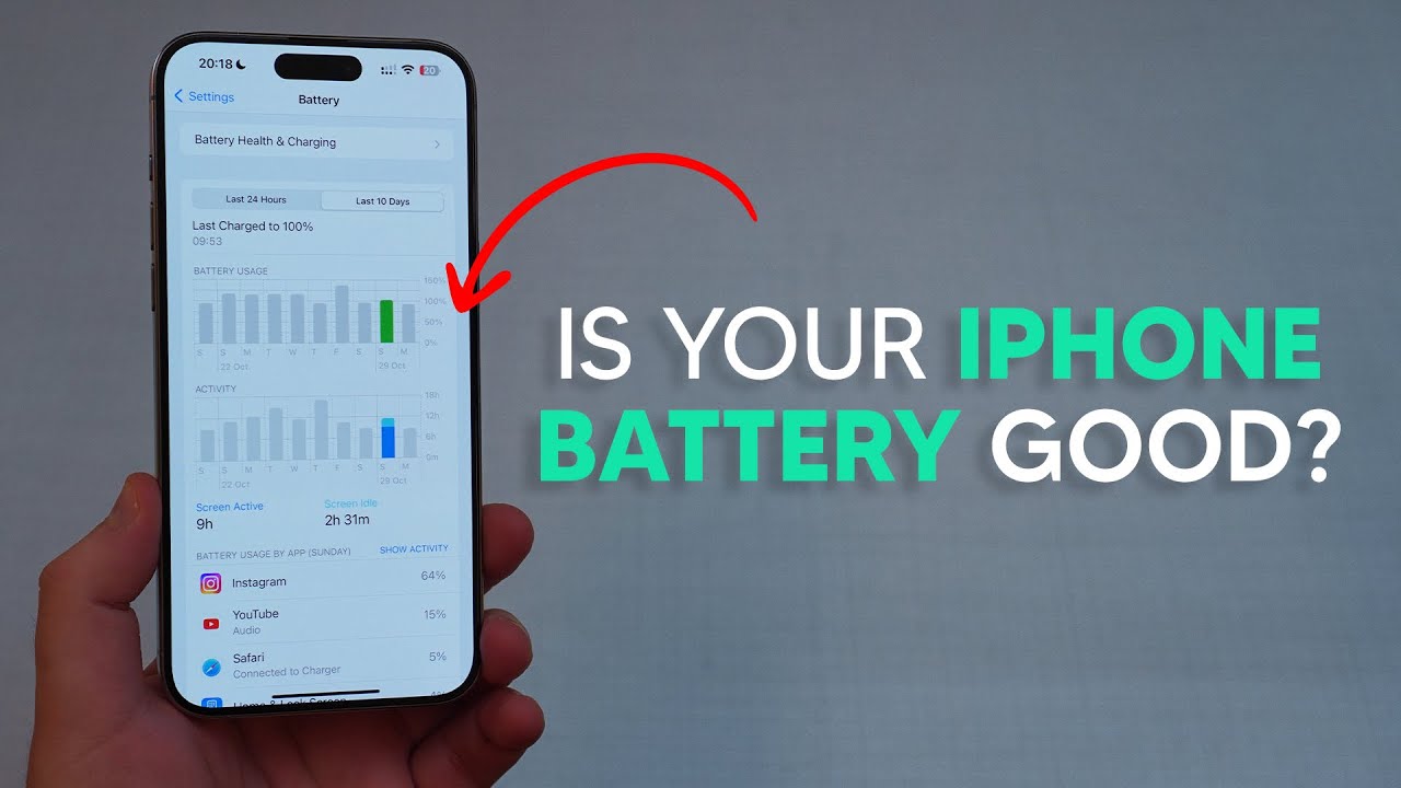 Is Your iPhone Battery Good? Here's How You Can Test It! - YouTube