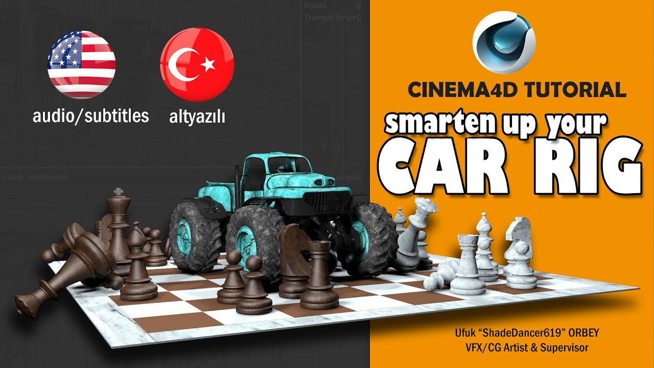 Cinema 4D Tutorial - Smarten Up Your Car Rigs - YouTube