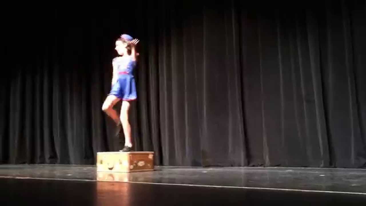 Ava Newman "Hot Honey Rag" Tap Solo at Dance Star Malibu Recital - YouTube
