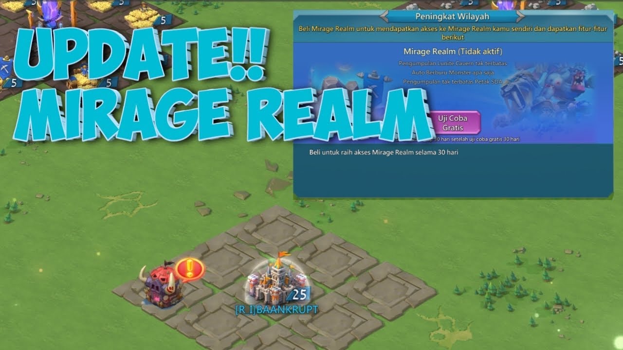 MIRAGE REALM UPDATE LORDS MOBILE!! - YouTube