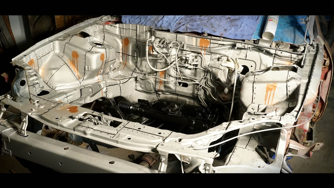 WW2 Custom hand painted Engine Bay in the Ruined Sol! - YouTube