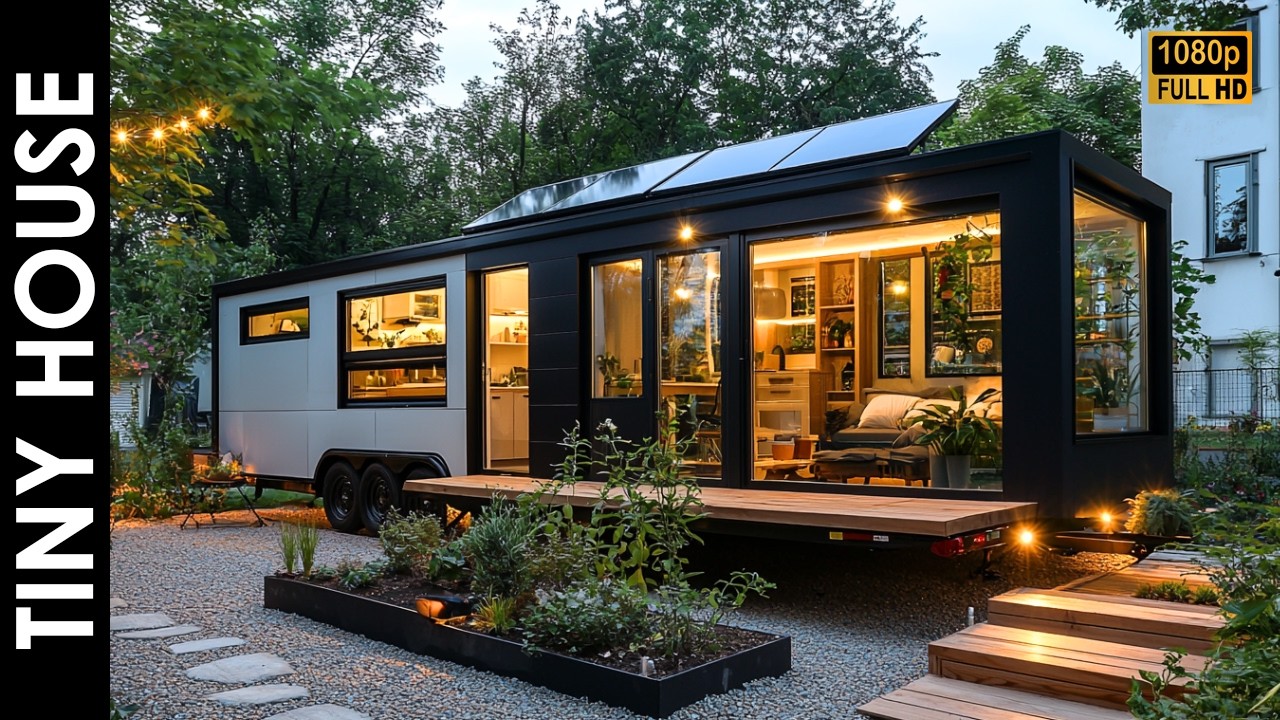 Modern Tiny Homes on Wheels: Sleek Style and Minimal Interiors - YouTube