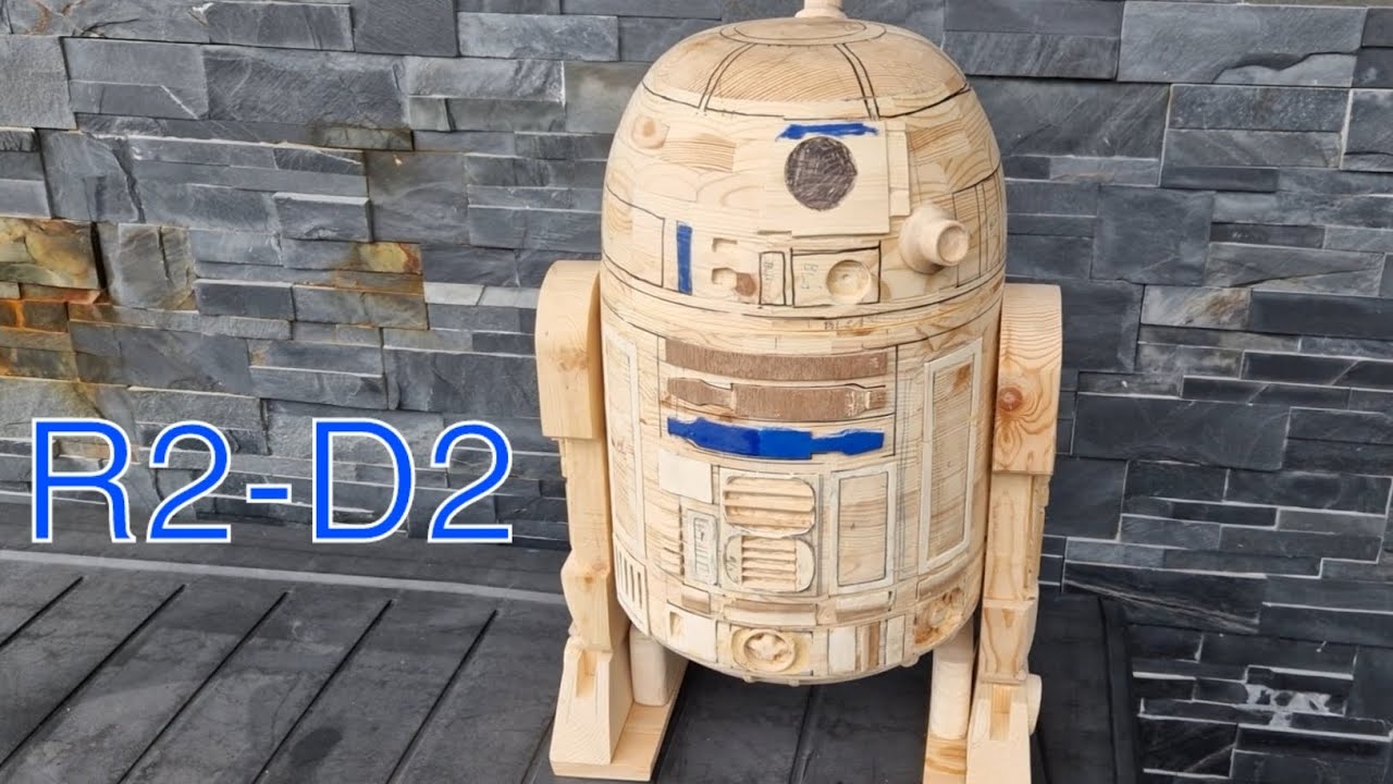 Woodturning Star Wars R2-D2 - YouTube