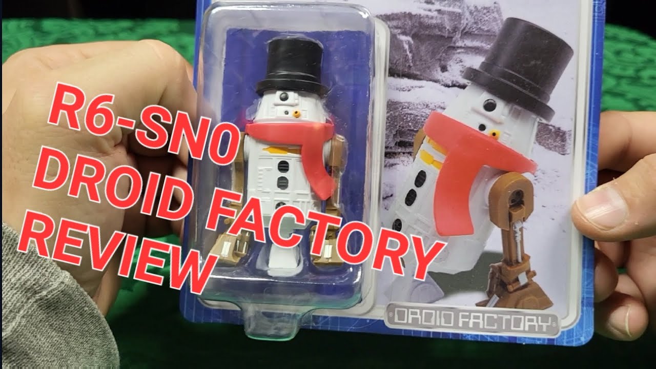 R6-SN0 Christmas 2022 Star Wars Droid Factory Action Figure Review ...