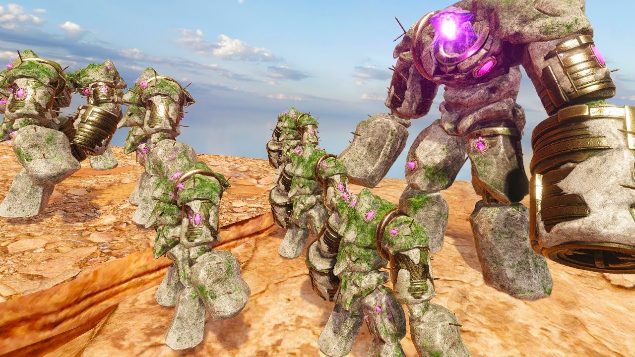 I DESTROYED A Giant Golem With A Golem ARMY In Blade and Sorcery VR ...