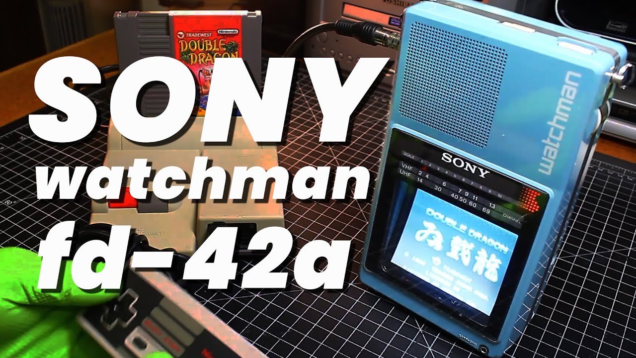 Televisión portátil de los 80´s 📺 - Sony Watchman (fd-42a) - Mini tv ...