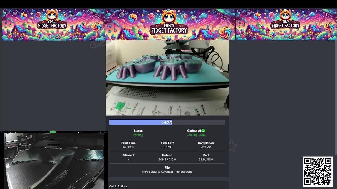 🚀 Live 3D Printing – Fidget Toys & LoFi Chill Vibes! 🎥🎶 - YouTube