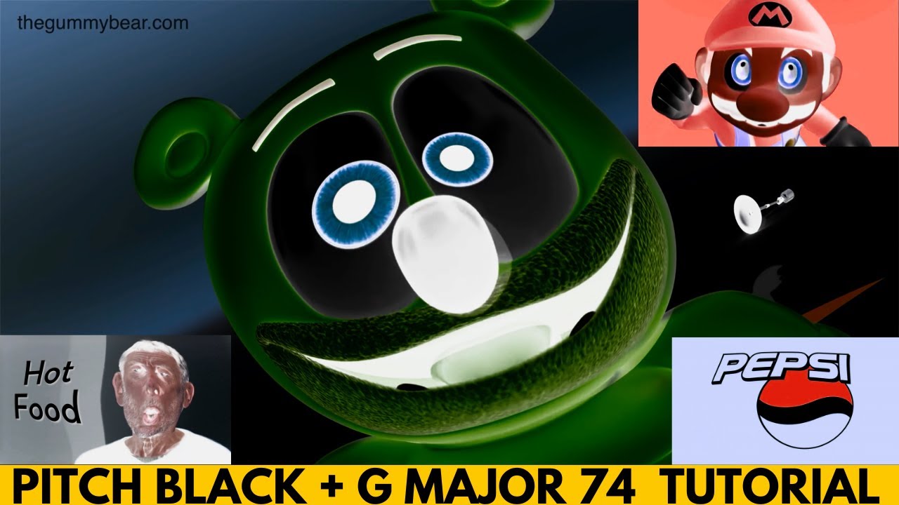 (Video Tutorial) PITCH BLACK + G MAJOR 74 EFFECT Gummy Bear Gummibär ...