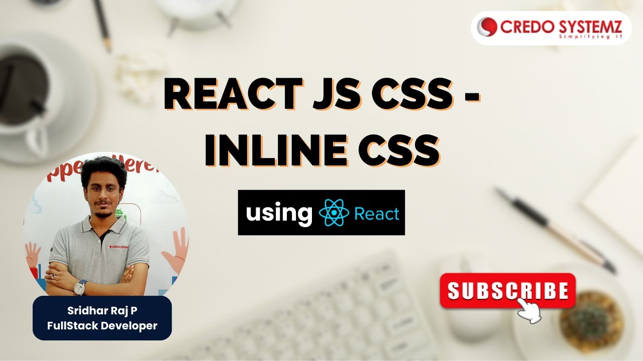 React Js Css Inline Css Day 15 Tutorial React React Js Training