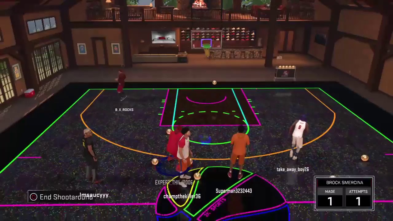 Playing 3s on court part 2 - YouTube