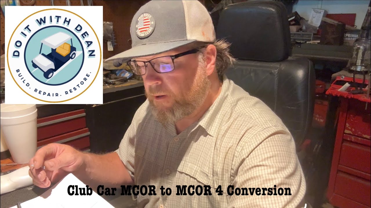 Club Car MCOR to MCOR 4 Conversion - YouTube