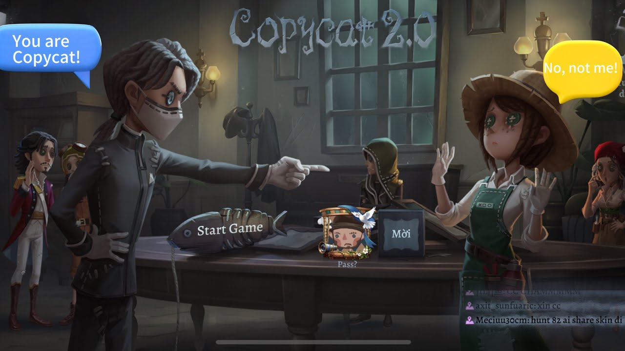 Identity V| Chơi Copycat phiên bản 2.0 khó ghê 🫠 - Moe IDV - YouTube