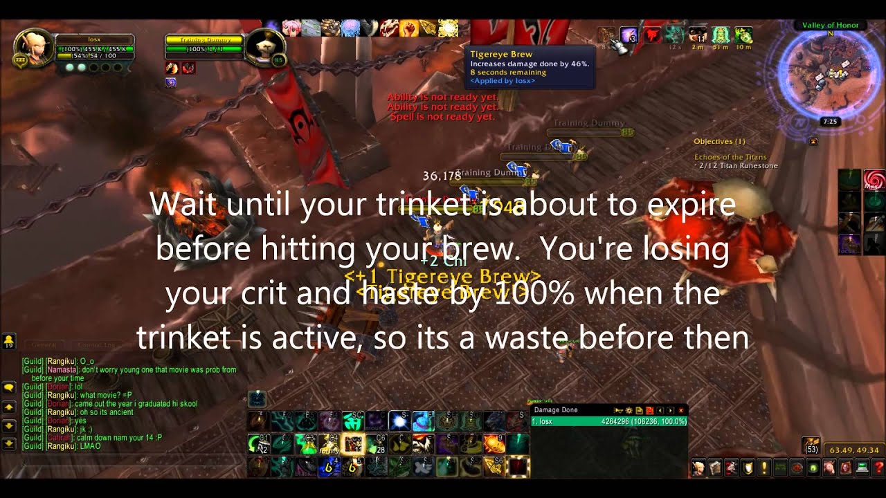 Windwalker Monk - Rune of Re-Origination Trinket - YouTube