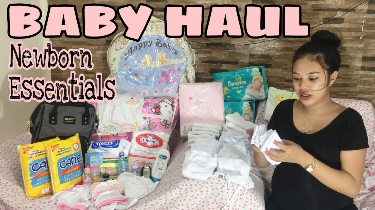 PART 1 : NEWBORN & MOMMY ESSENTIALS 2020 | BABY HAUL MUST HAVES | MARIE ...