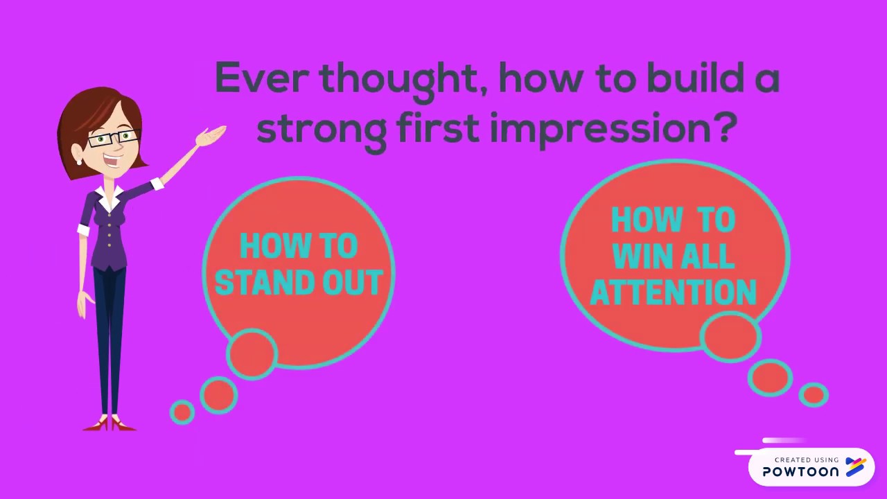 How To Make A Strong Impression - YouTube