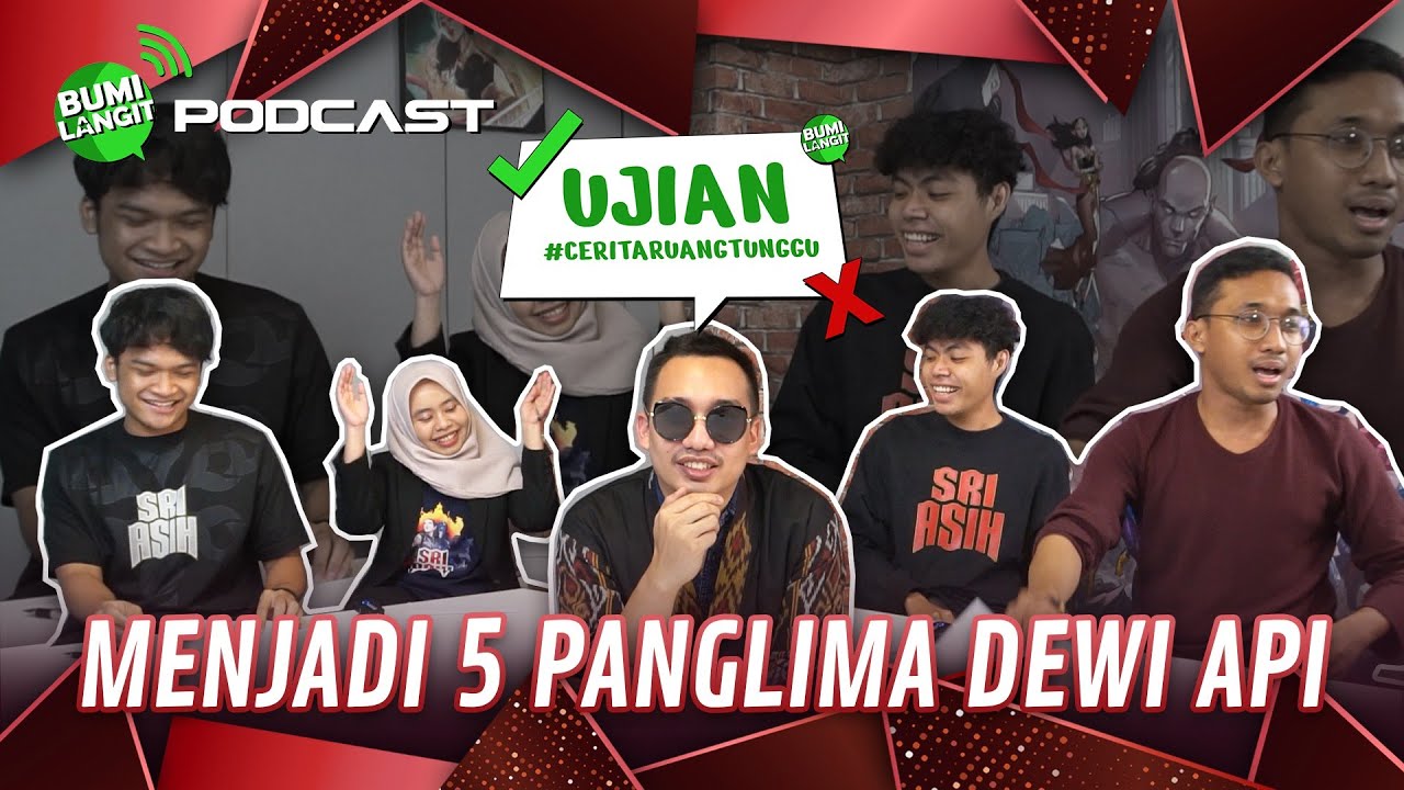 MENJADI 5 PANGLIMA DEWI API | UJIAN #CERITARUANTUNGGU - YouTube