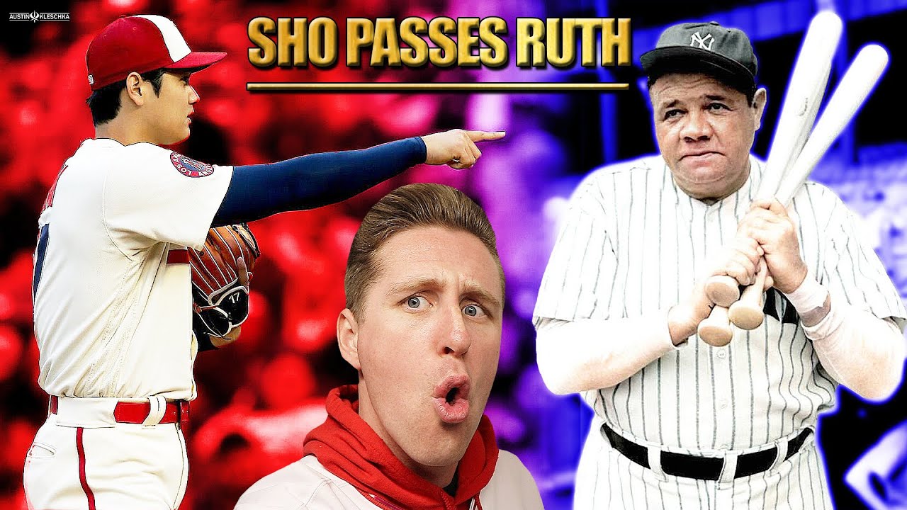 SHOHEI OHTANI PASSES BABE RUTH FOR STRIKEOUT RECORD! | Kleschka Vlogs ...