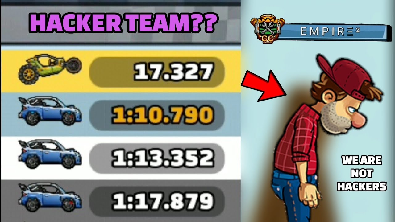 HCR2 BEST TEAM IS A HACKER TEAM?? 🤔 HACKER IN COMMUNITY SHOWCASE - Hill ...